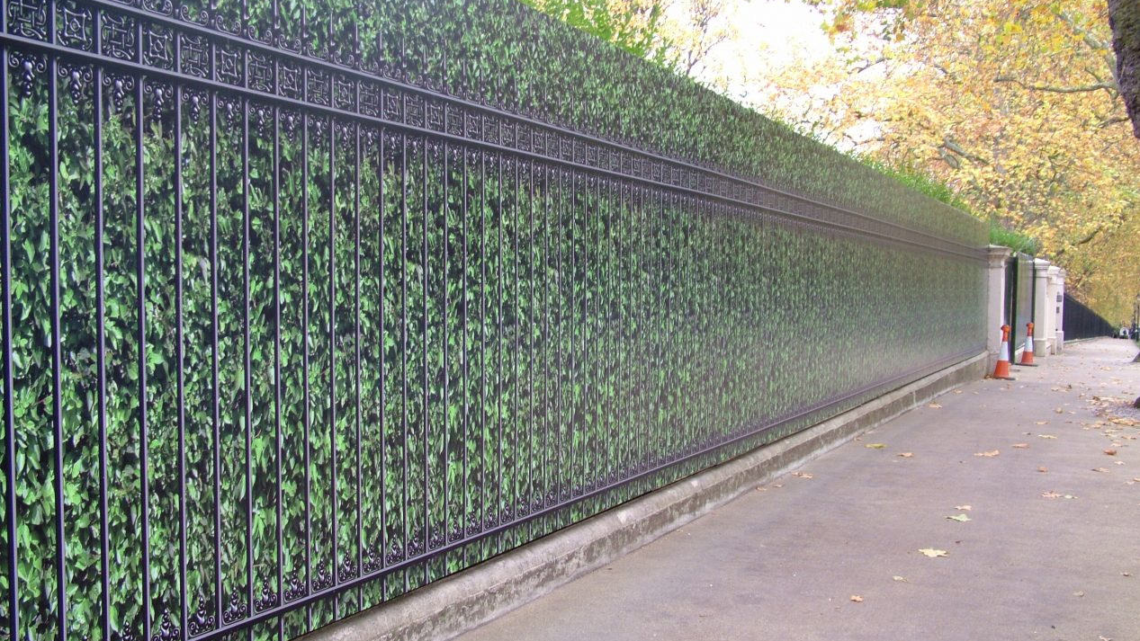 Hedge & Railing 1 | Hoarding Boards | 30+ Years' Experience